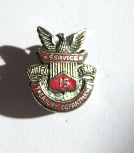United States US Treasury Department 15 years service pin | eBay
