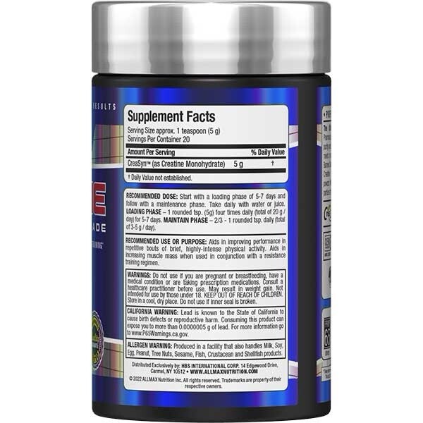 ALLMAX Essentials Creatine (100G) 3.53oz. | eBay