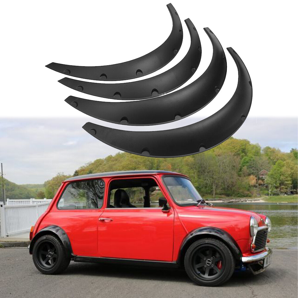 4X 4.5" Fender Flares Wide Body Kit Wheel Arch For AUSTIN MINI COOPER ...