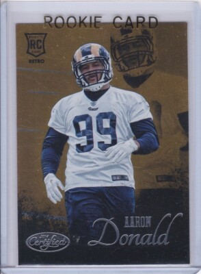 AARON DONALD ROOKIE CARD 2014 Panini Certified Football LOS ANGELES ...