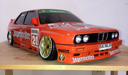 BMW M3 E30 Sport EVO Jagermeister RC Car Body Shell Only 1:10 All ...