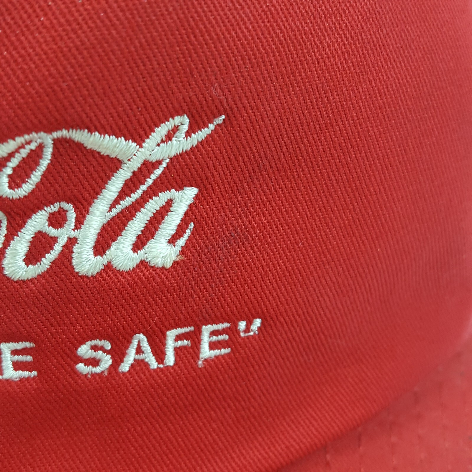 Vintage 80s Coca-Cola Coke Red Mesh Back USA Made Trucker Hat Snapback ...
