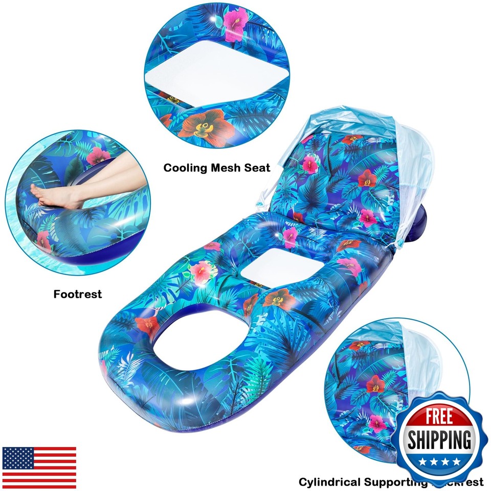 FindUWill Pool Floats with Canopy Adults - Extra Large Pool Float ...