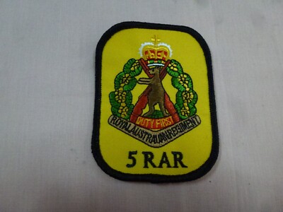 5RAR (Royal Australian Regiment) Patch (Postage Included) | eBay Australia