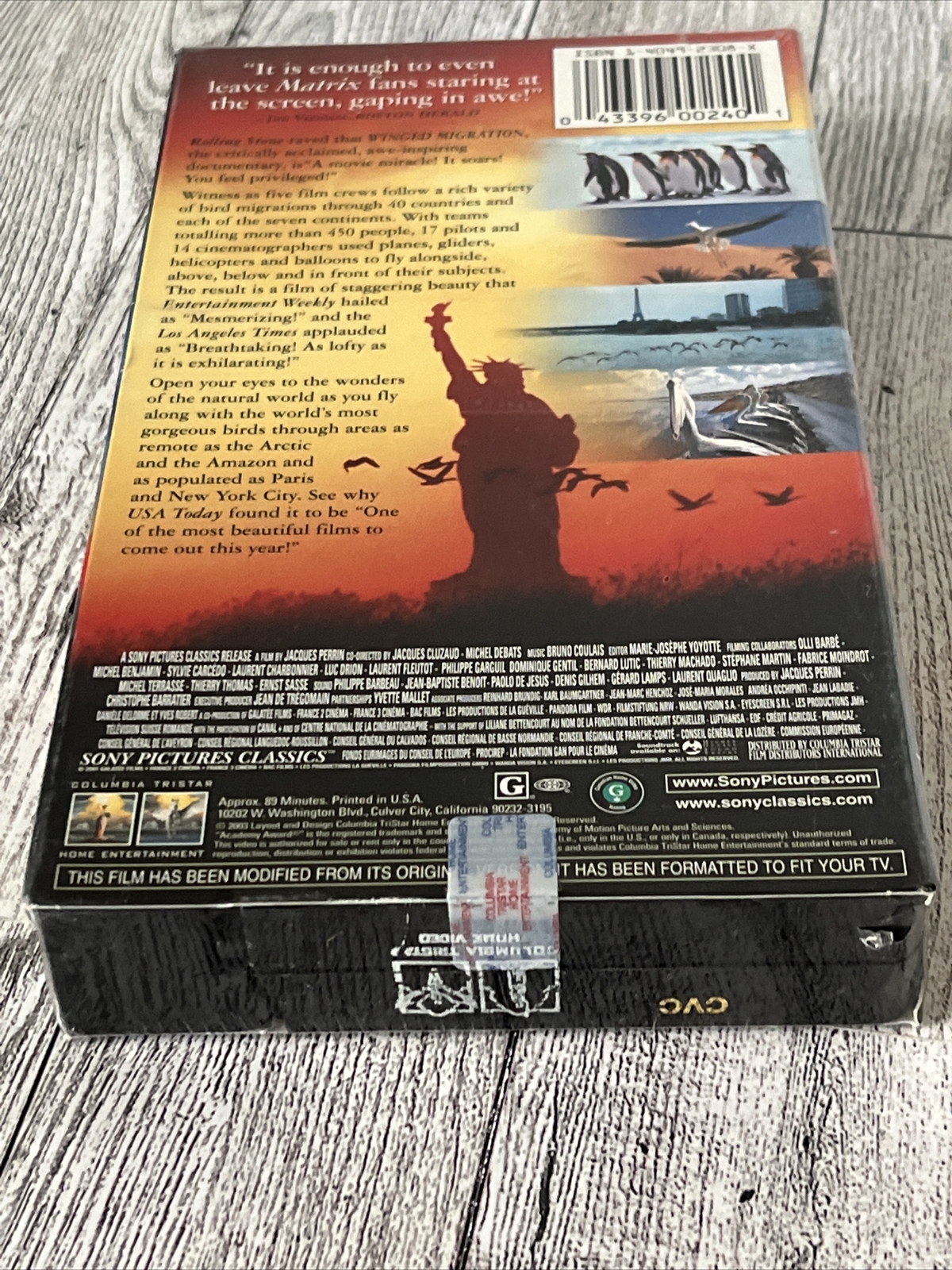 Winged Migration (VHS, 2003) for sale online | eBay