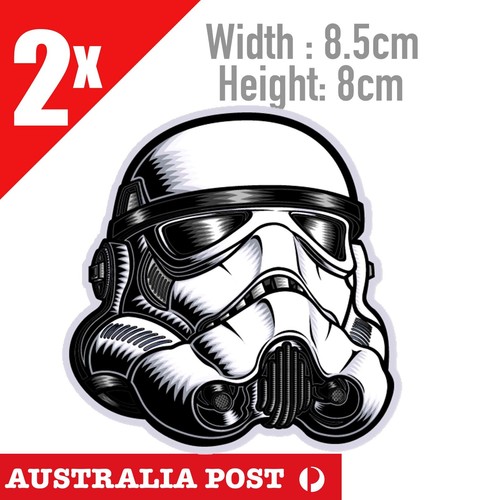 Star Wars Storm Trooper Helmet Vinyl Sticker | eBay