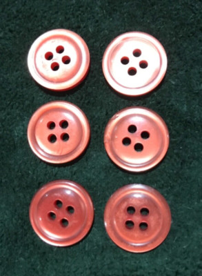 6 x Bright Red Vintage Buttons 15mm (A471) FREE POST | eBay Australia