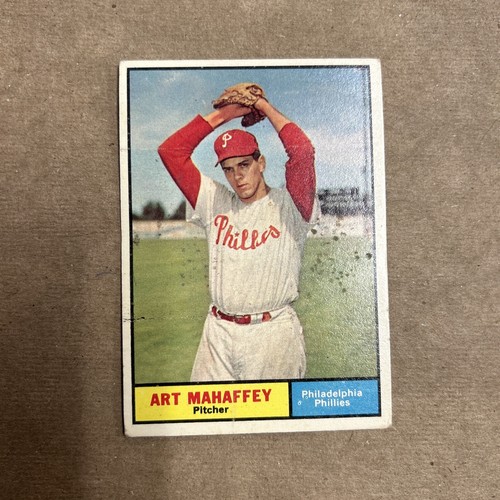 1961 Topps Baseball Art Mahaffey Philadelphia Phillies Card #433 | eBay