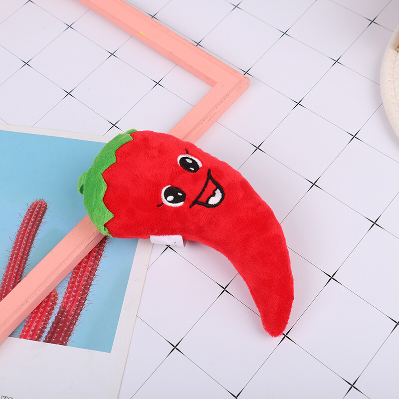 New Pepper Plush Toy PP Cotton Filled Simulation Vegetable Pendant Fun ...