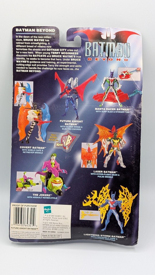 1999 Hasbro Batman Beyond Future Knight Batman Glider Wings MOC New ...