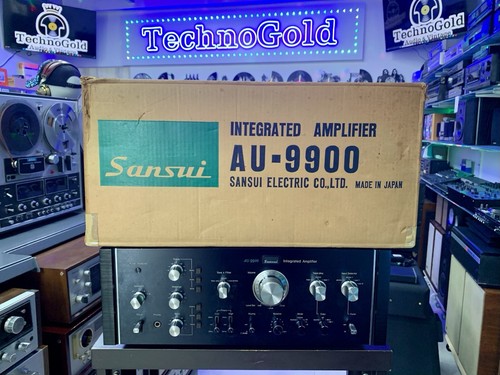 Sansui Au-9900 Stereo Amplifier 80+80 Watts RMS + Original Box Vintage ...