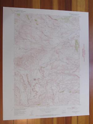 Deadman Butte Wyoming 1953 Original Vintage USGS Topo Map | eBay