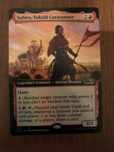 Subira Tulzidi Caravanner X1 Core Set 21 Full Art Foil Near Mint MTG | eBay
