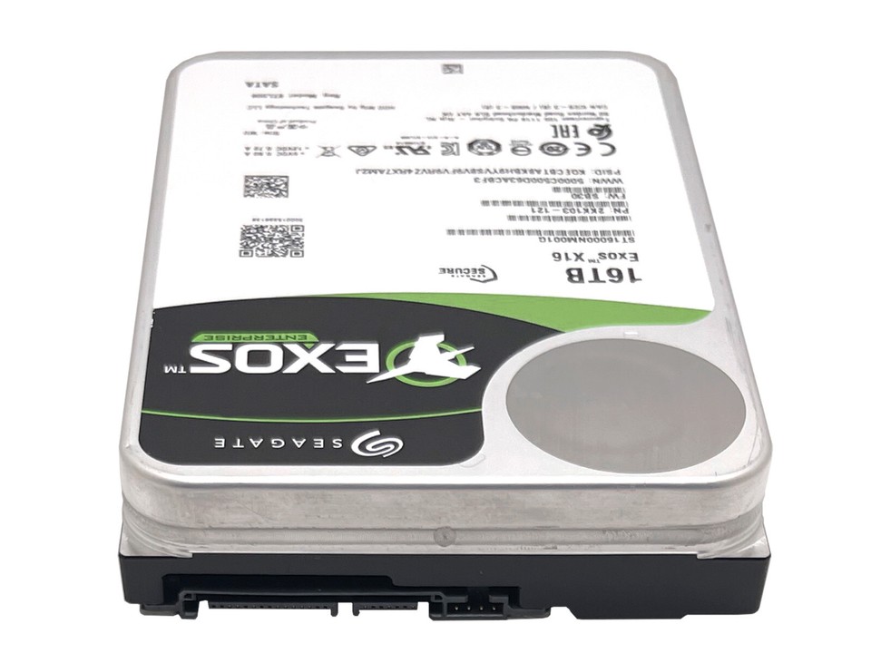 Seagate Exos X16 16TB 256MB 7200rpm 3.5" SATA 6Gb/s Hard Drive ...