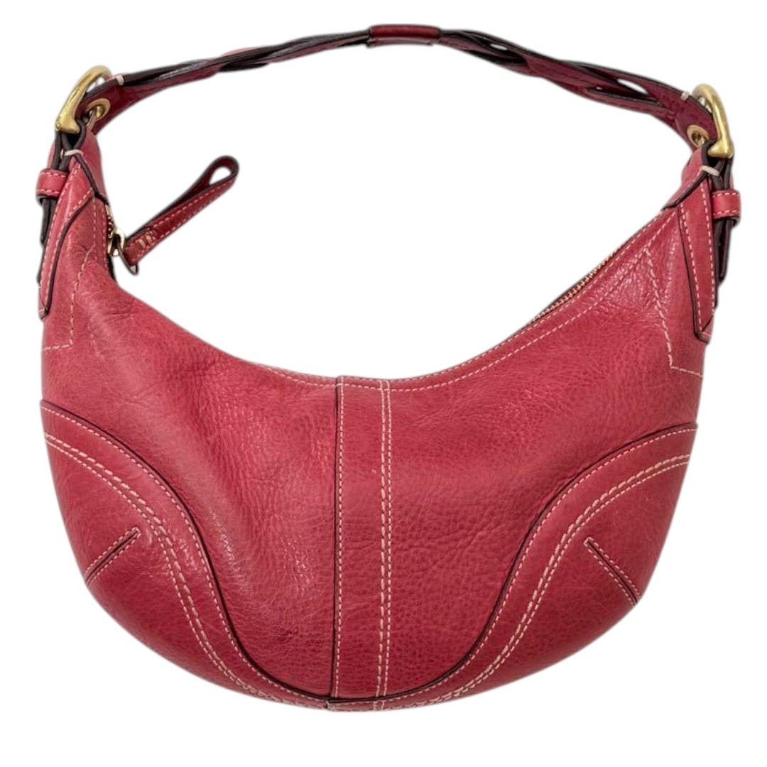 Coach Soho Crescent Hobo Shoulder Bag Leather Black W… - Gem