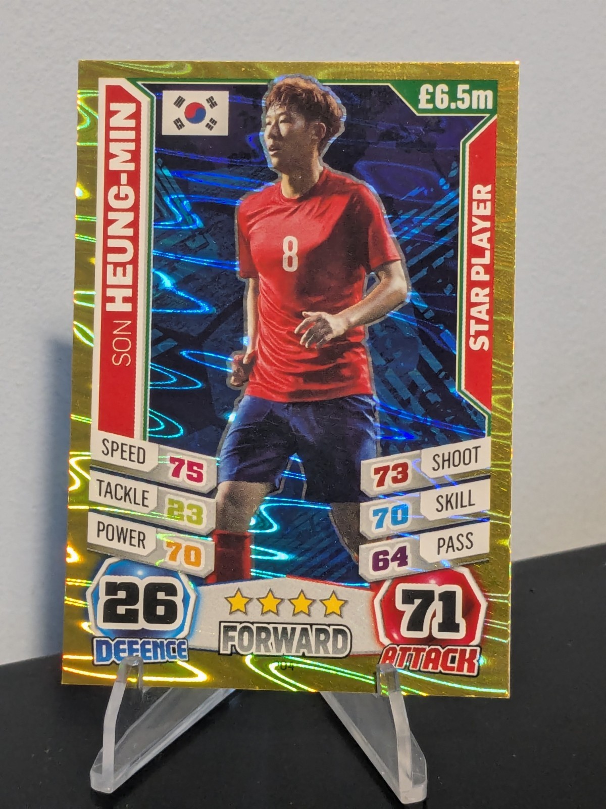 2014 Topps Match Attax World Stars - Star Player Heung-Min Son #204 for ...