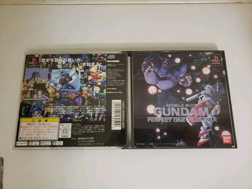 Mobile Suit Gundam Perfect One Year War Playstation PS1 Japan obi | eBay