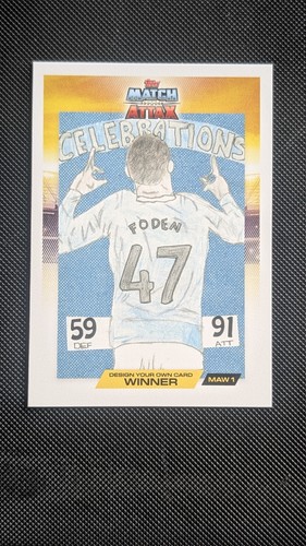 Topps Match Attax 2026 Champions League Design Your Own Card Winner ...