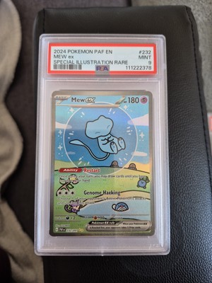 Mew Ex Special 232/091 Bubble Mew PSA 9 Pokémon Paldean Fates New Cert ...