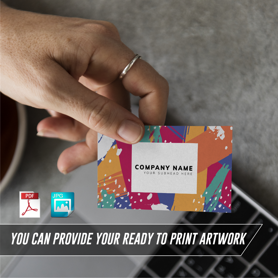 Business Cards Personalised Printed 400gsm Business Cards Single Or ...