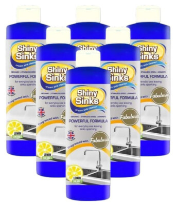 Stainless Sink and Ceramic Wash Basin Cream Cleaner Shiny Sinks 250ml x ...