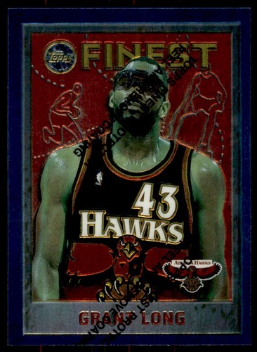 1995-96 Topps Finest #244 Grant Long Atlanta Hawks | eBay