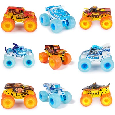 Monster Jam 1:64 Scale Monster Trucks Fire And Ice Choose Loose | eBay