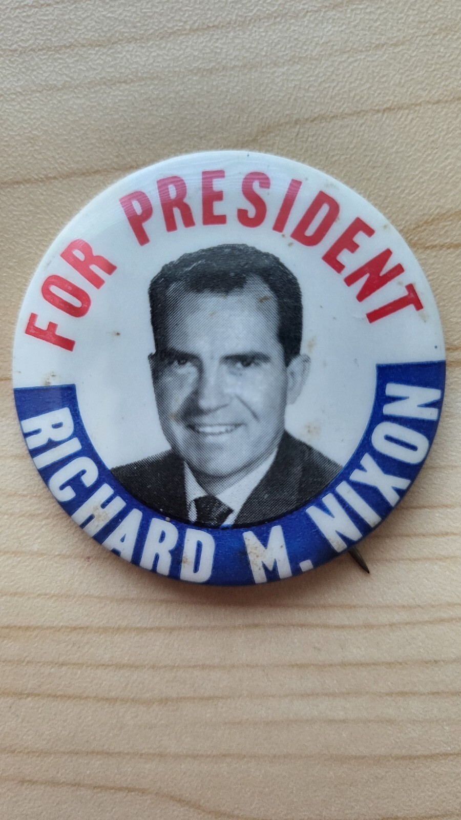 RICHARD M. NIXON for President 1 5/8" political campaign button / pin ...