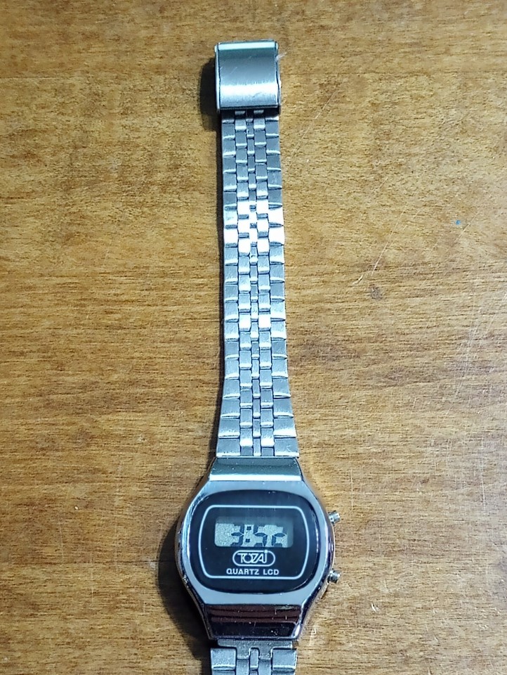 Vintage 1970's Tozaj LCD Ladies Watch, running with new battery H | eBay