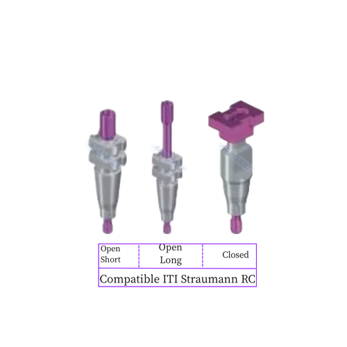 3Pcs Dental Bone Level Closed Tray Open Trays Transfer Analog ITI ...