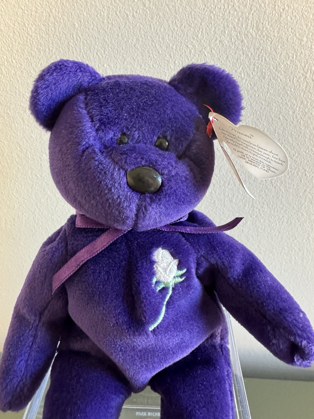 RARE Ty Beanie Babies Princess Diana Bear Toy WITH ERRORS | eBay