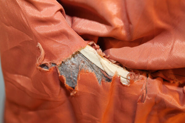 WOMENS VINTAGE FIRE ORANGE LEATHER JACKET SZ 13/14 | eBay