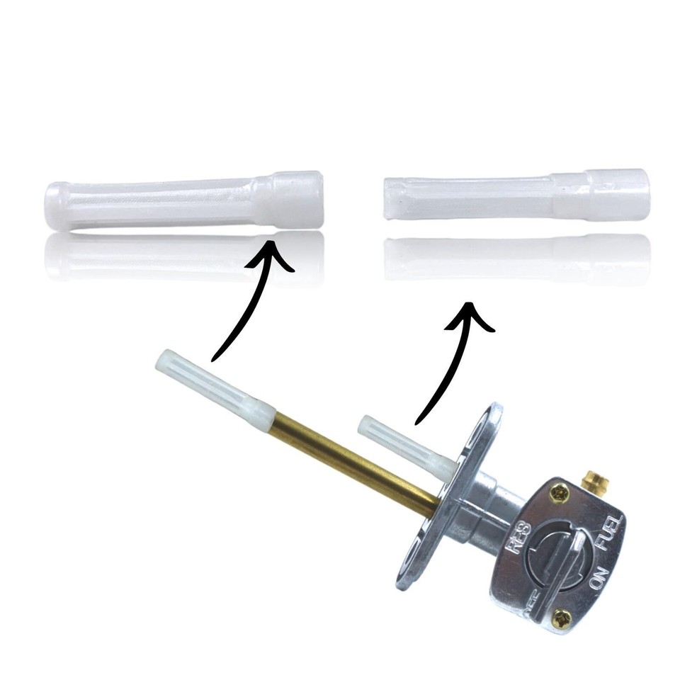 (2-PACK) Replacement 6mm 6.5mm Fuel Valve Petcock Filter Screens Brass ...