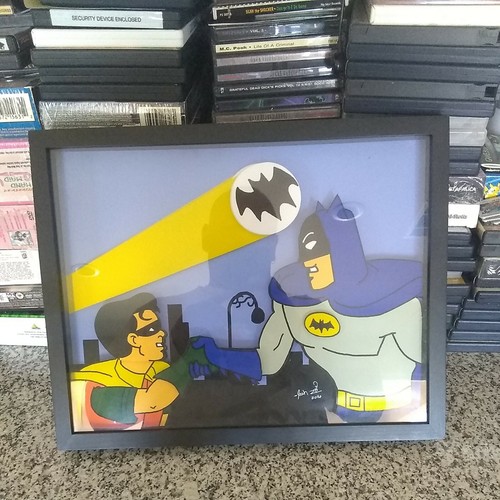 Batman 1966 TV Show 3D Pop Art Adam West Burt Ward Bat Symbol Batusi ...