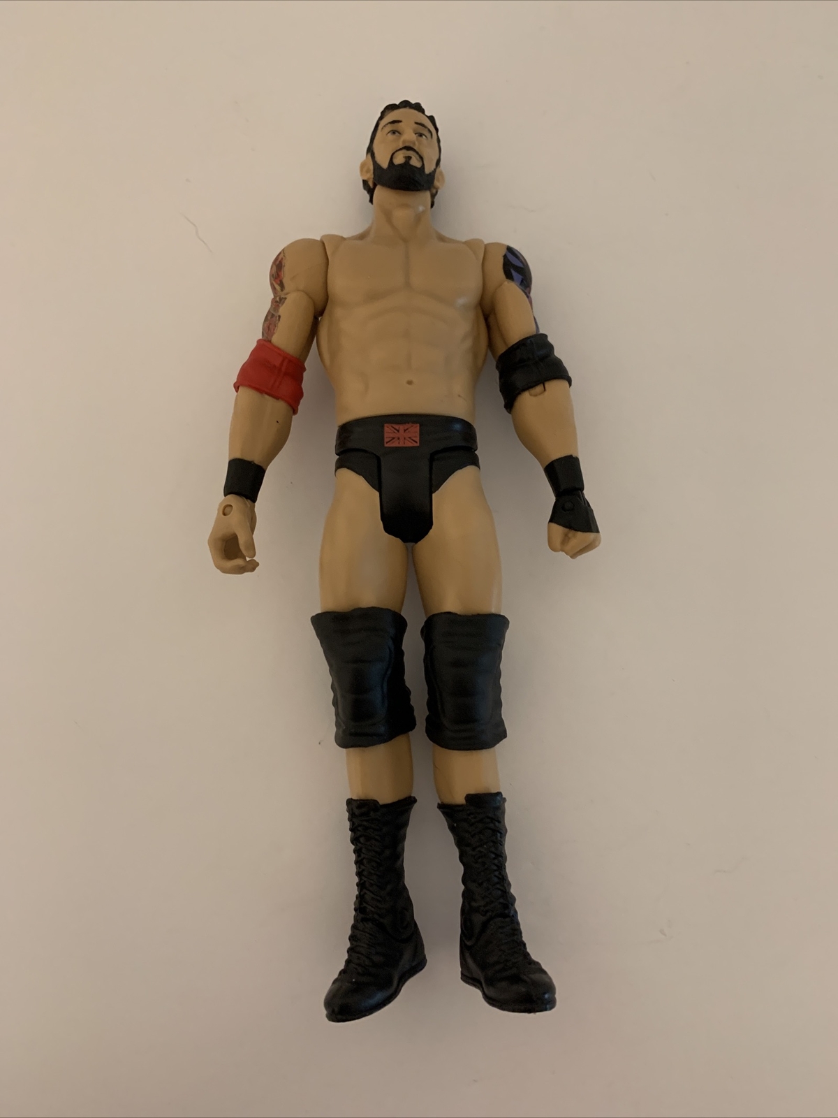 WWE MATTEL WRESTLING BASIC SCALE 2011 Bad News WADE BARRETT ACTION ...