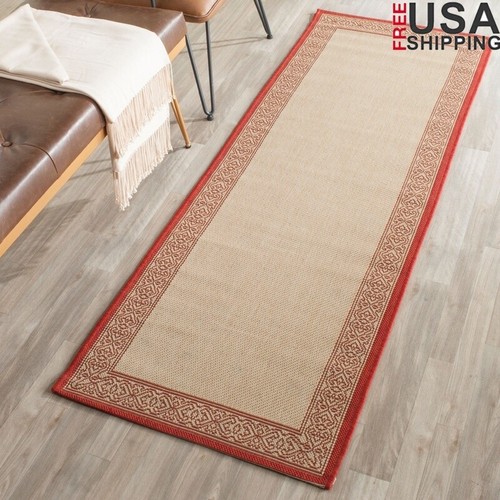 Indoor Outdoor Runner Rug Water Resistant Easy Care Durable ...