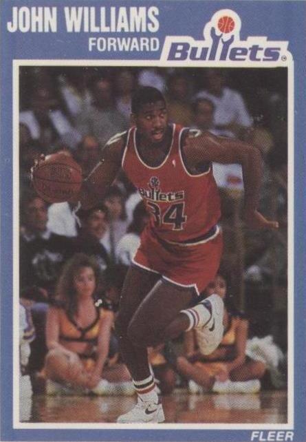 1989-90 Fleer - John Williams #31 Bullets for sale online | eBay