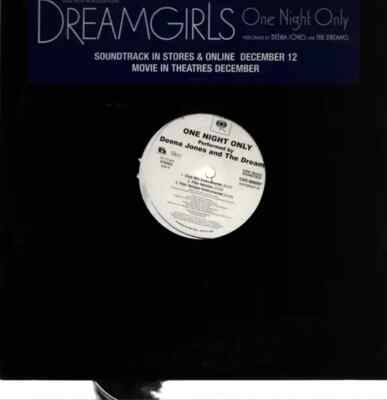 Deena Jones And The Dreams One Night Only COMPANY SLEEVE. Vinyl Single ...