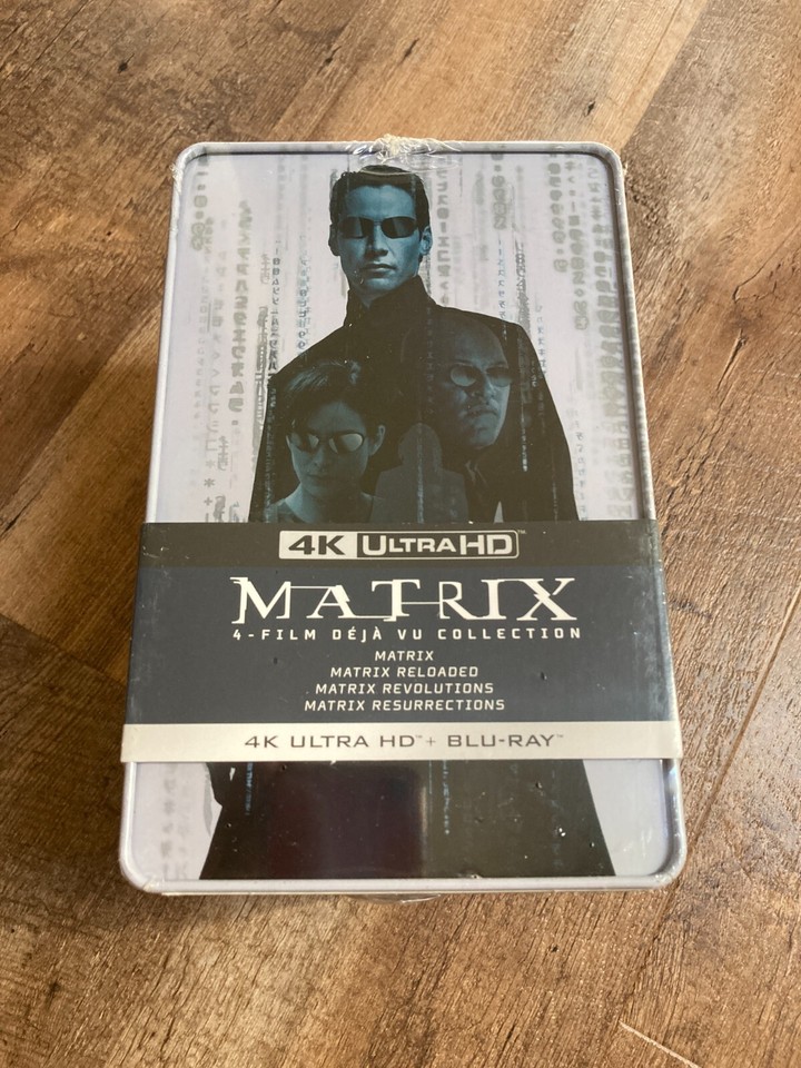 The Matrix 4-Film Deja Vu Steelbook Collection (4K UHD + Blu-ray ...