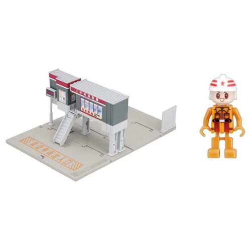 TAKARA TOMY TOMICA WORLD Building Tomica Town Fire Station w ...