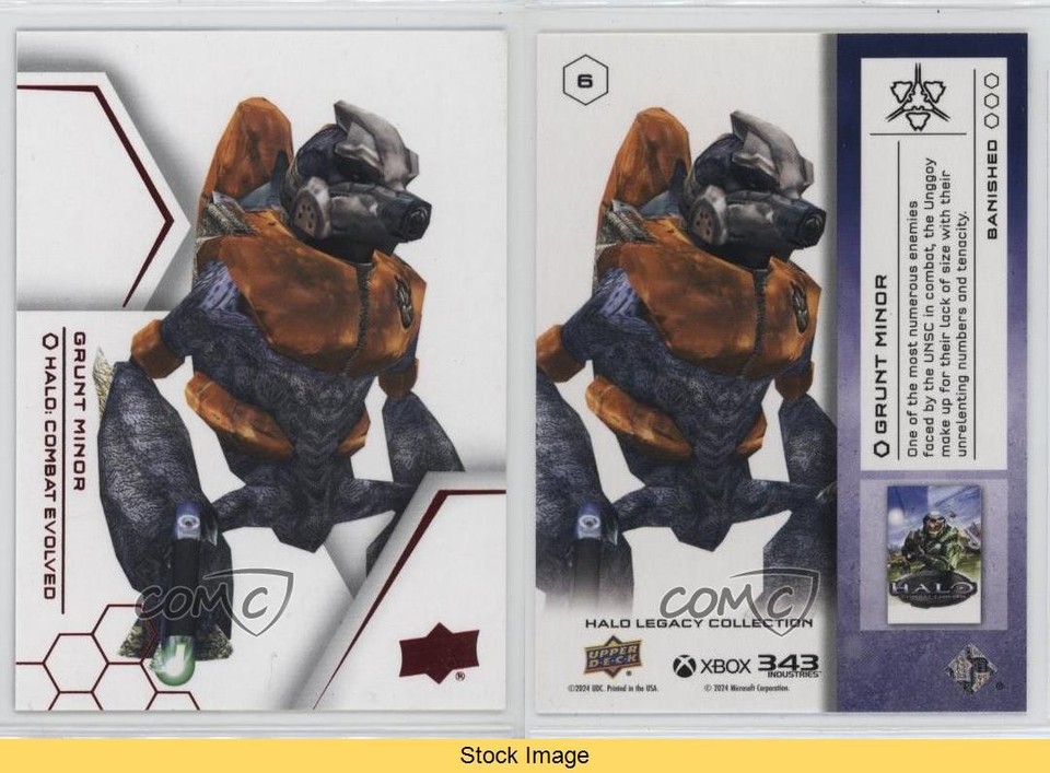 2024 Upper Deck Halo Legacy Collection Banished Grunt Minor #6 READ ...