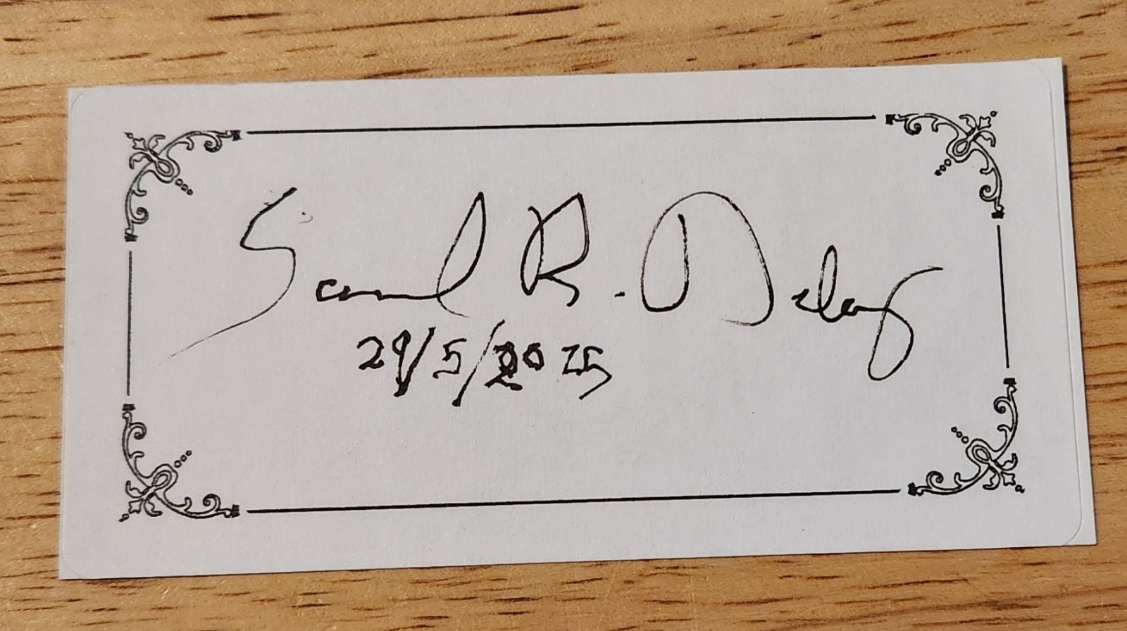 Autographed Samuel Delany bookplate w/coa SCIENCE FICTION AUTHOR | eBay