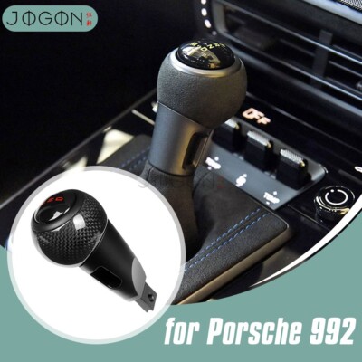 For Porsche 992 GT3 RS Real Carbon PDK Gear Shifter Lever Replace Red ...