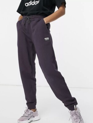 ADIDAS ORIGINALS LOGO RYV REGULAR JOGGER SWEATPANTS NOBLE PURPLE SIZE S ...