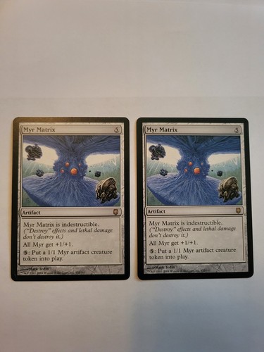 2x MTG Myr Matrix - Darksteel | eBay