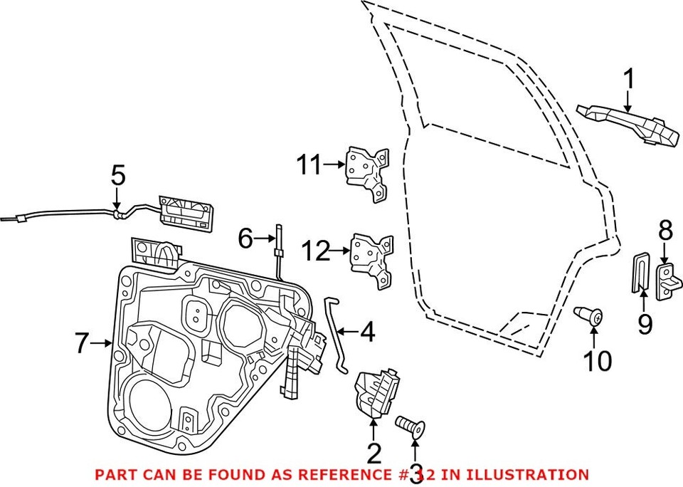 Genuine OEM Mopar Front Driver Left Door Hinge For Chrysler 300 ...