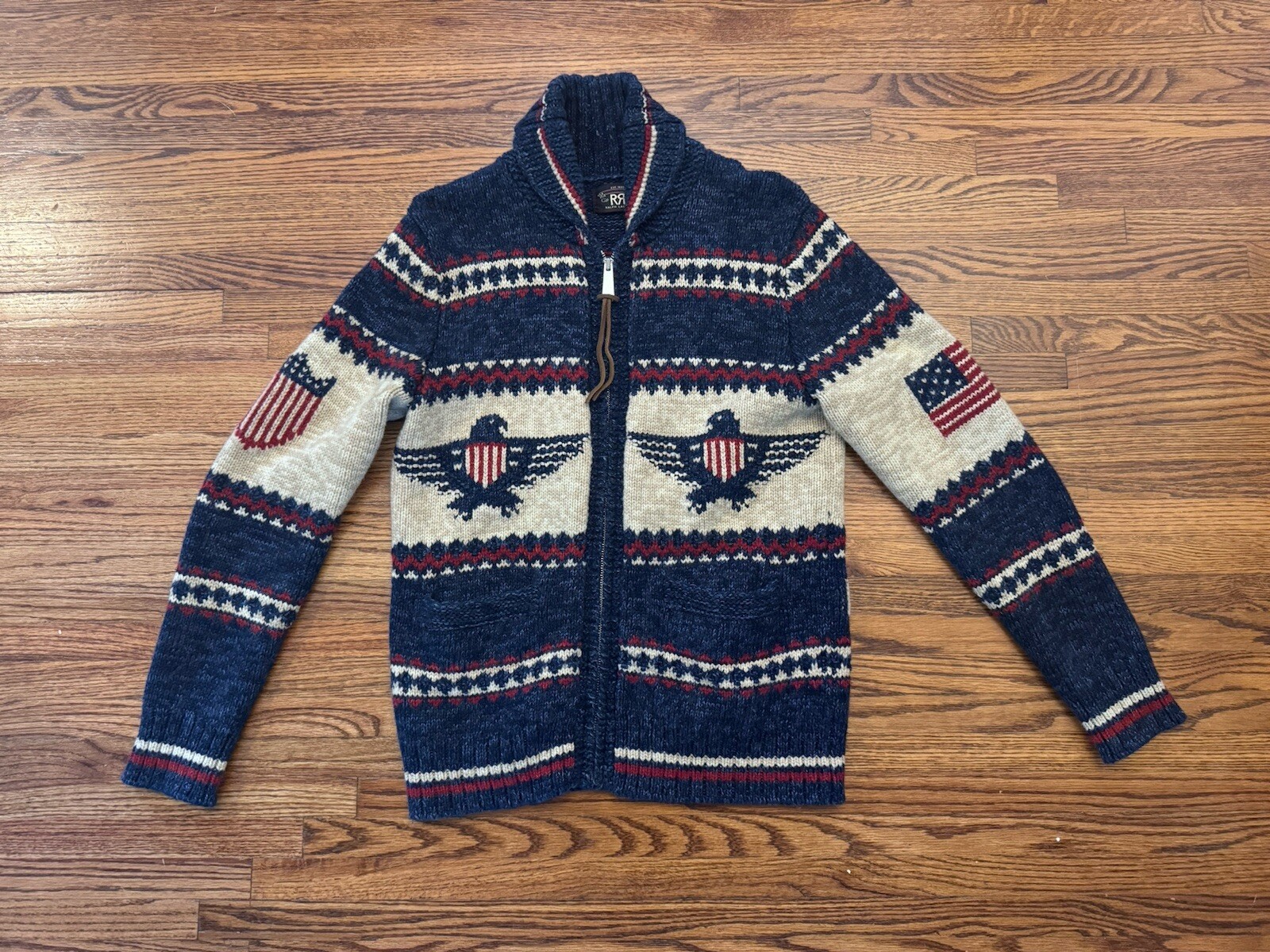DOUBLE RL RRL RALPH LAUREN "UNION OF BROTHERHOOD" ZIP… - Gem