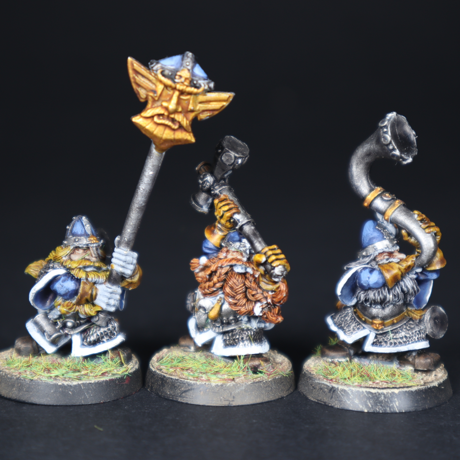 Dwarfs, Painted Dwarf Hammerers x18 Unit, Warhammer Fantasy , Games ...