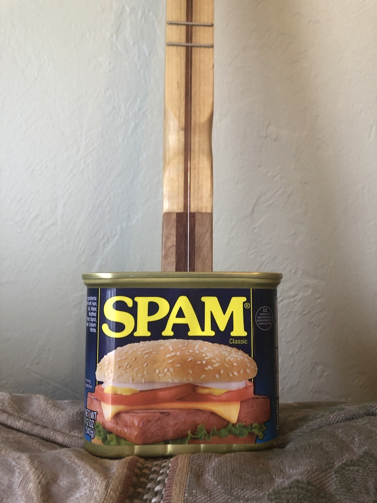 Spamjo (Canjo) 1 string! The Stradivarius of string can instruments ...