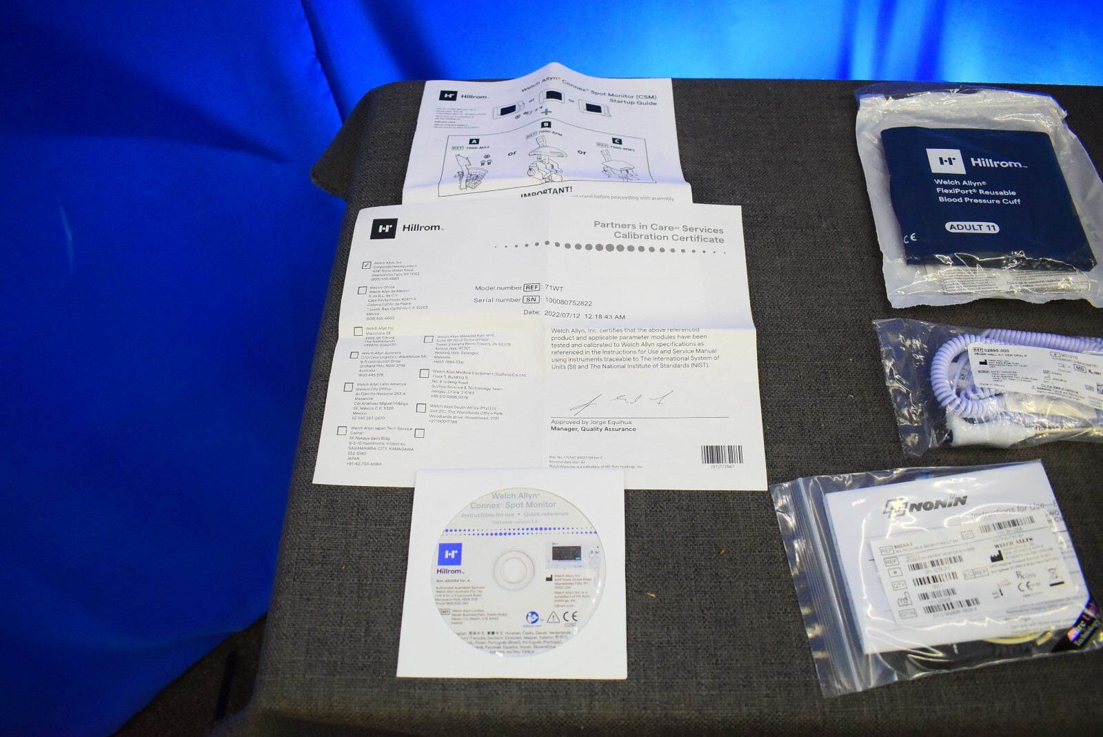 Welch Allyn 71WTB Connex Spot Monitor with SureBP Non-invasive Blood ...